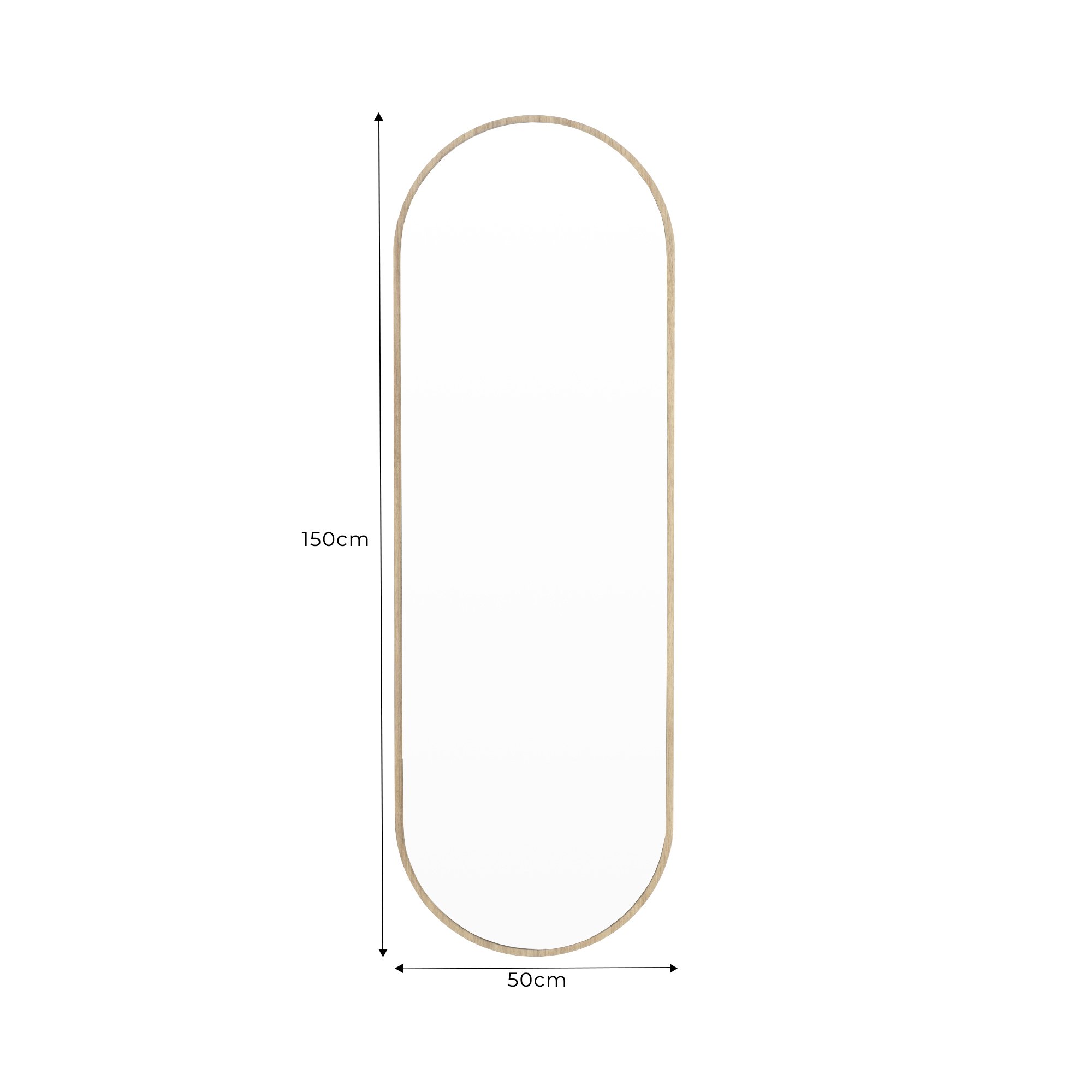 Espelho Shay 150 cm x 50 cm | Tauari
